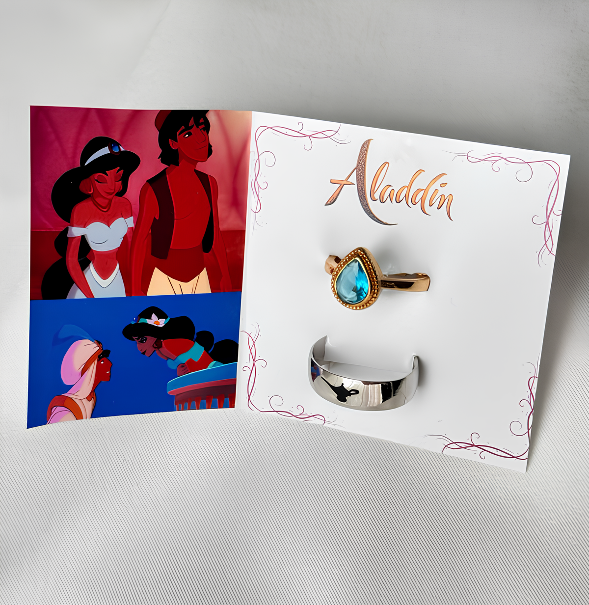 Aladdin & Jasmine Couple Rings – Jewelsify