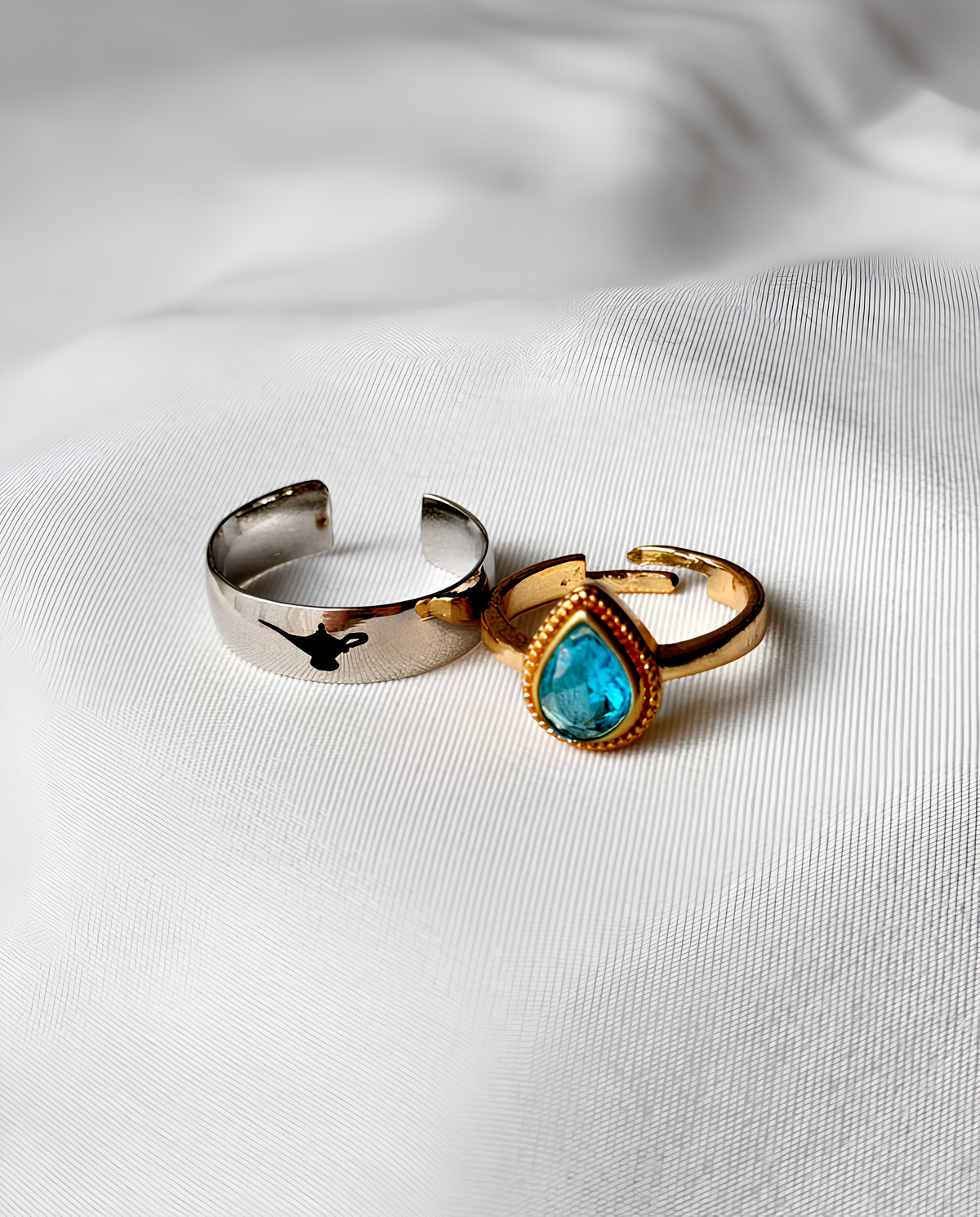 Aladdin & Jasmine Couple Rings – Jewelsify